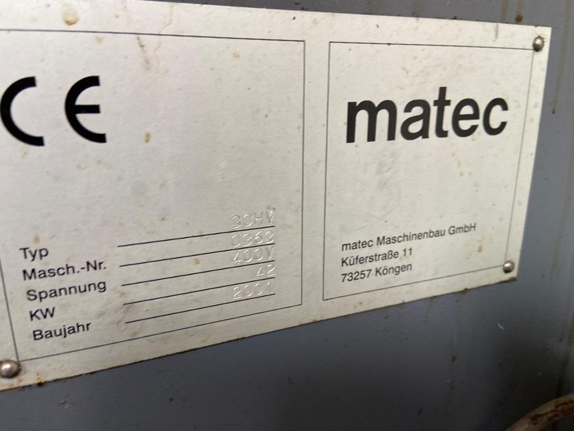Matec 30 HV, CNC 1224 | Kadigo GmbH
